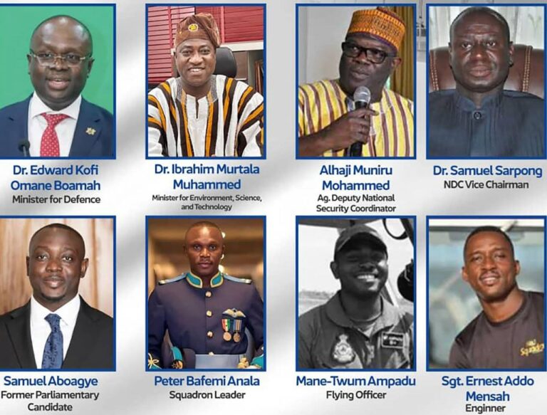 Ghana Releases Full List Of Victims In Military Helicopter Crash ...