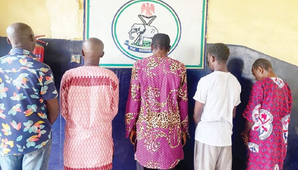 Five Imo Men Who Brutalised 55-Year-Old Woman In Viral Video Arraigned ...